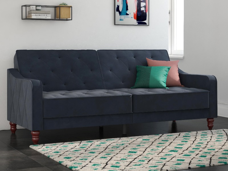 Dorel Vintage Tufted Sofa Bed at Mattressman